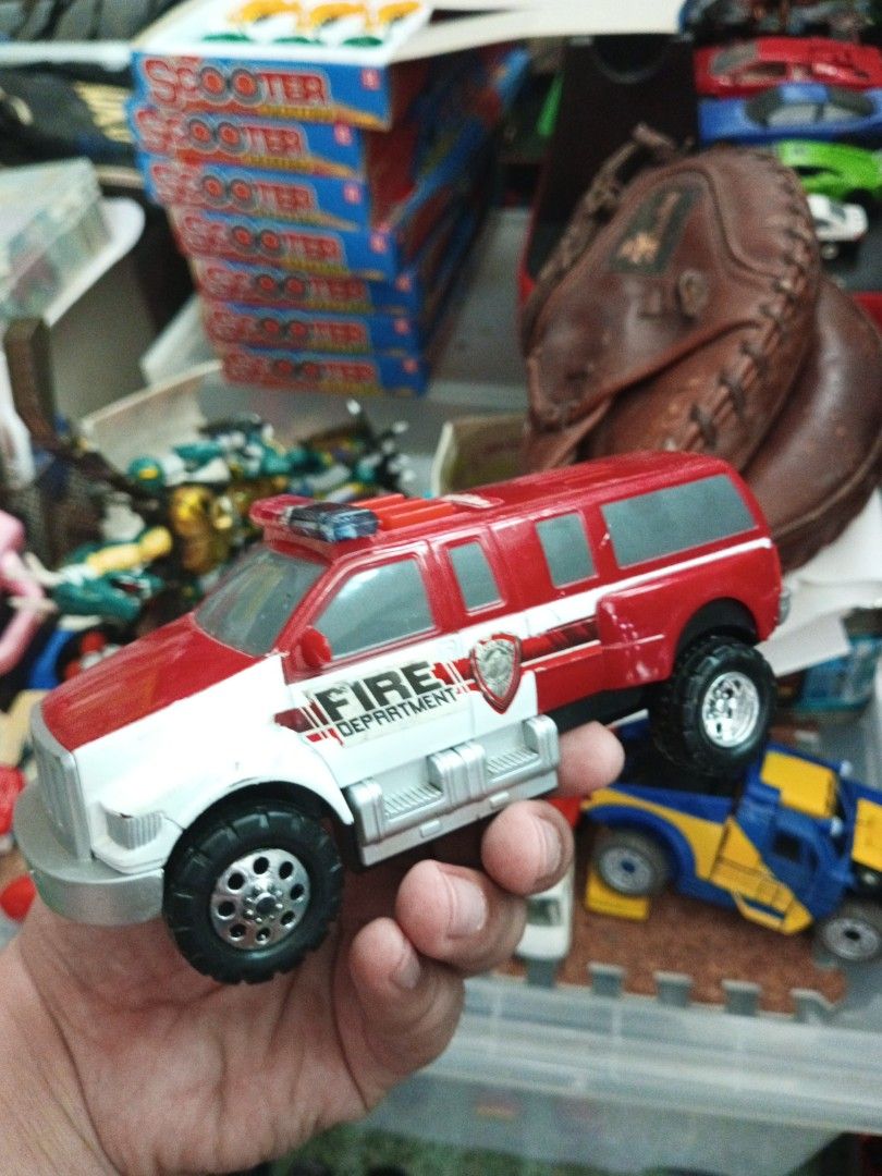 Tonka fire department SUV, Hobbies & Toys, Toys & Games on Carousell