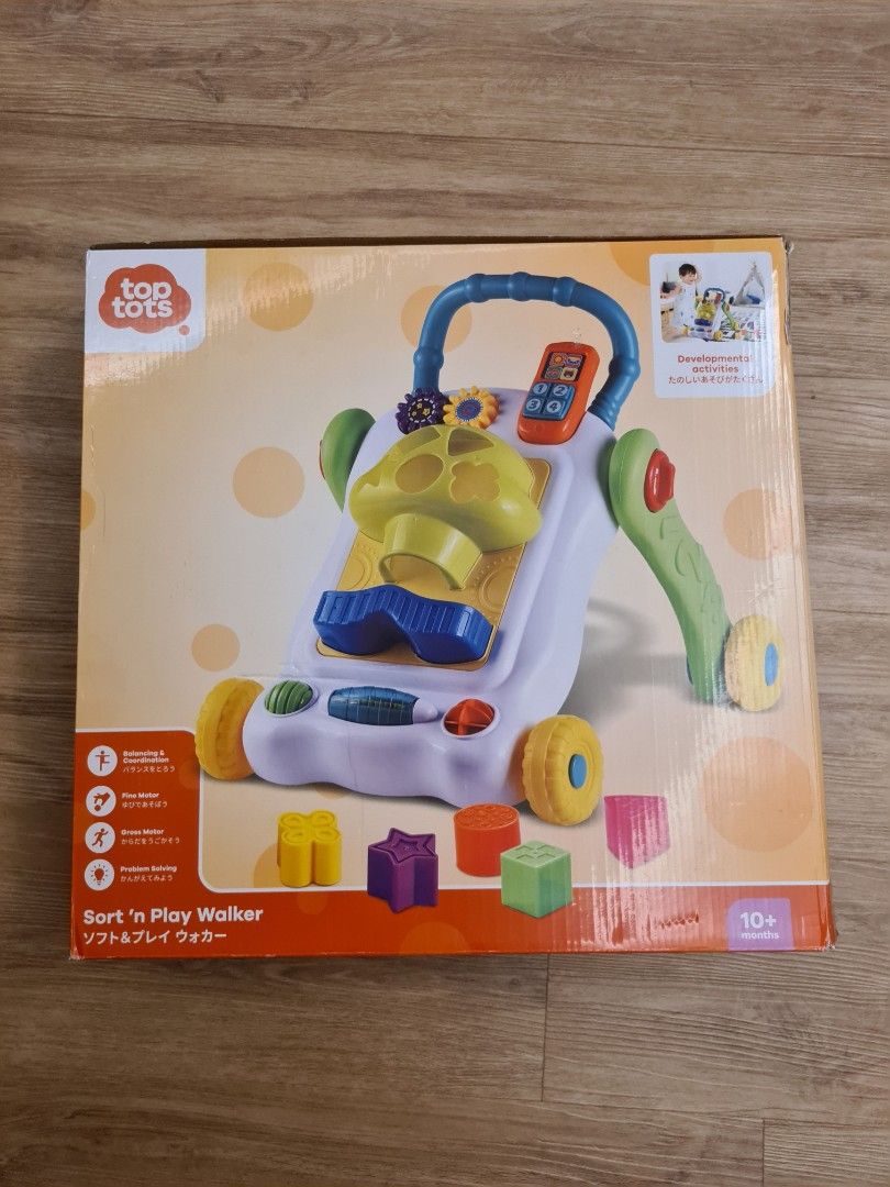 Top Tots Sort N Play Walker, Babies & Kids, Infant Playtime on Carousell