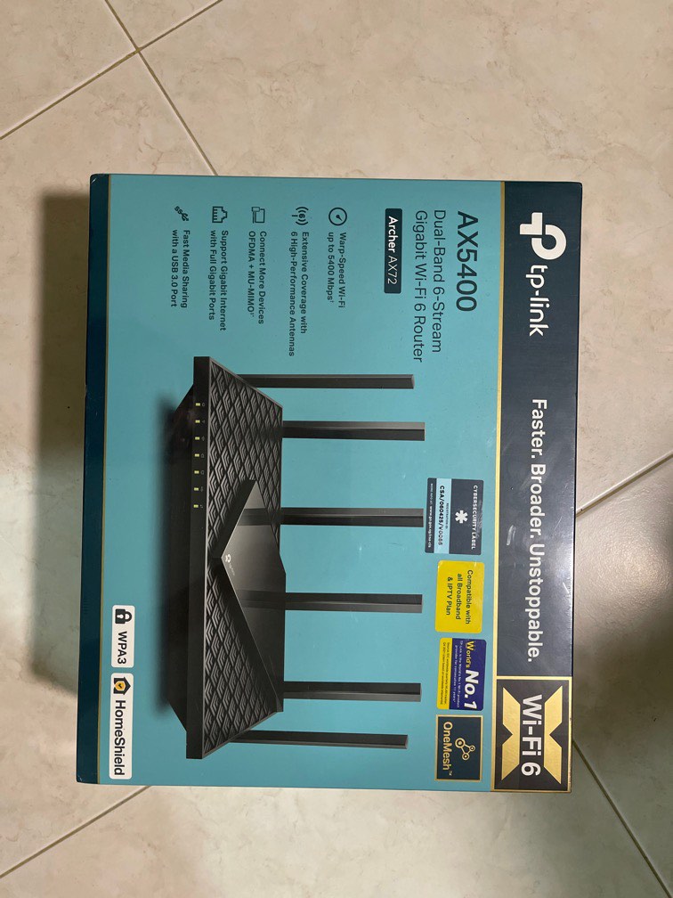 Tp Link Ax Wifi Router Computers Tech Parts Accessories Networking On Carousell