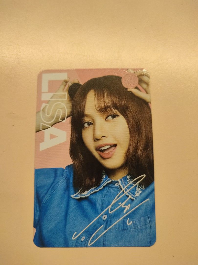 Trading Lisa blackpink card, Hobbies & Toys, Memorabilia & Collectibles ...