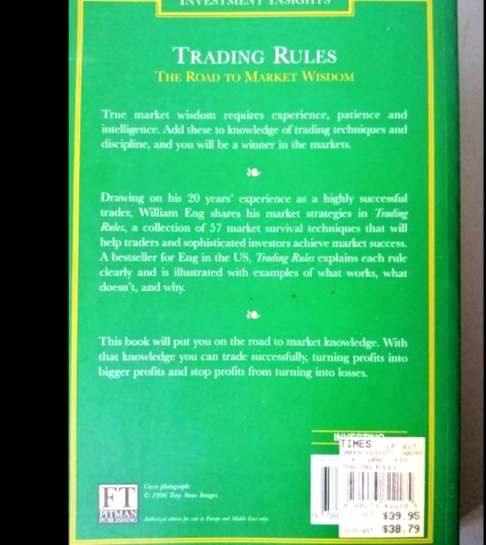 Trading Rules (Trade Management), Hobbies & Toys, Books & Magazines ...