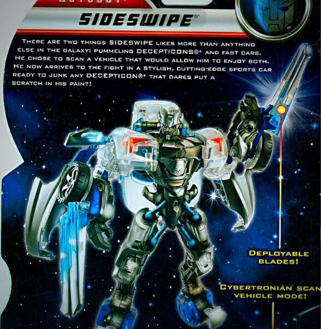 Transformers DOTM Sideswipe Scan Series, Hobbies & Toys, Toys & Games ...