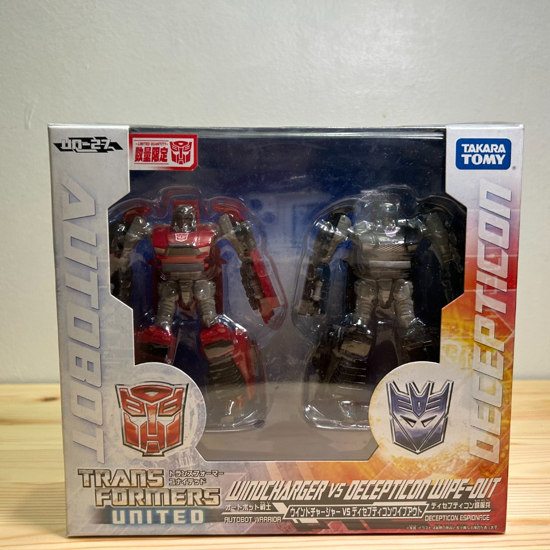 Transformers United Takara Tomy Windcharger vs Decepticon Wipe-Out UN ...