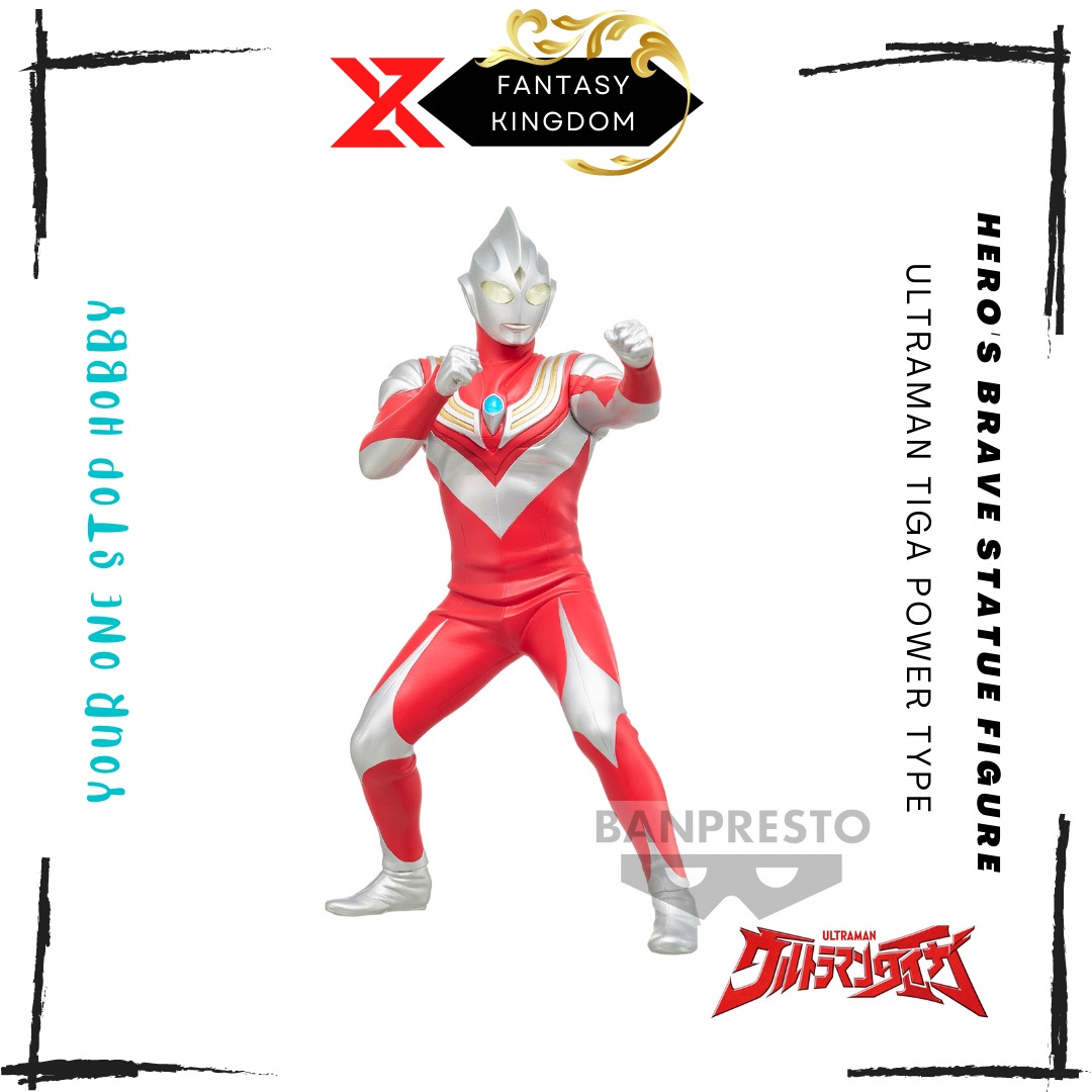 Ultraman Ginga Hero'S Brave Statue Figure - Ultraman Tiga Power Type ...
