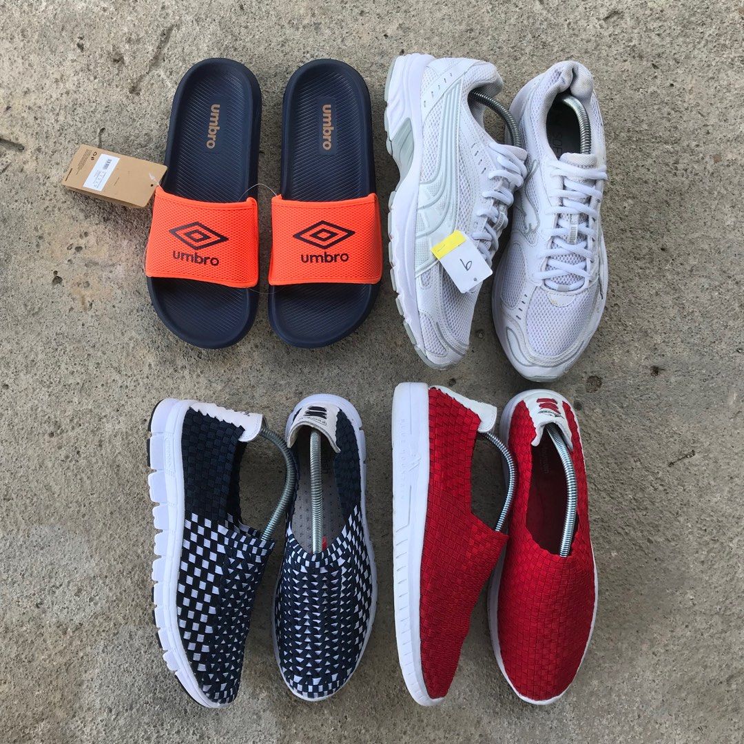 Umbro Puma Green Fish Blue Mountain Kasut Bundle, Men's Fashion ...