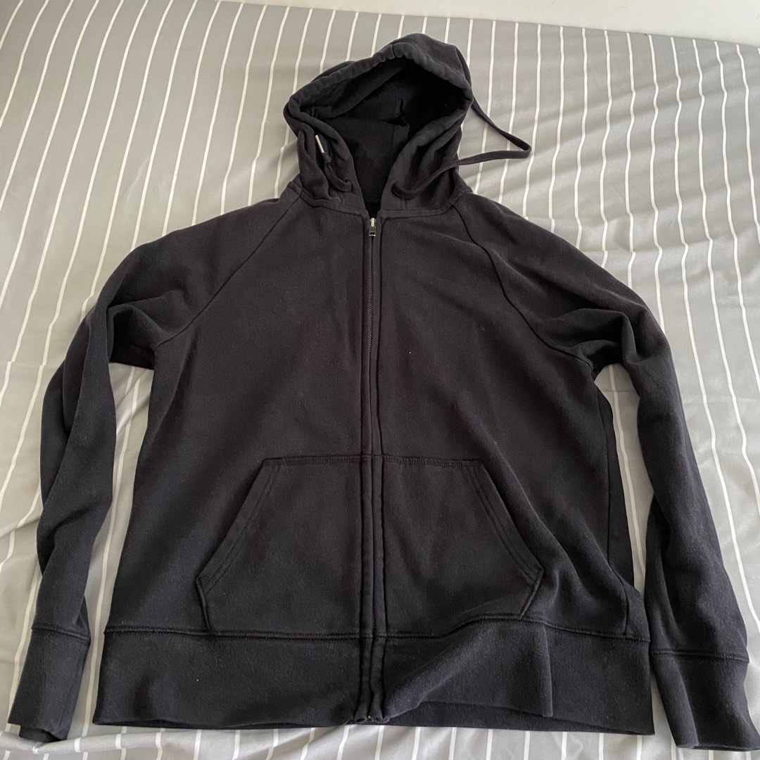 Uniqlo Black Jacket with zip, Women's Fashion, Coats, Jackets and ...