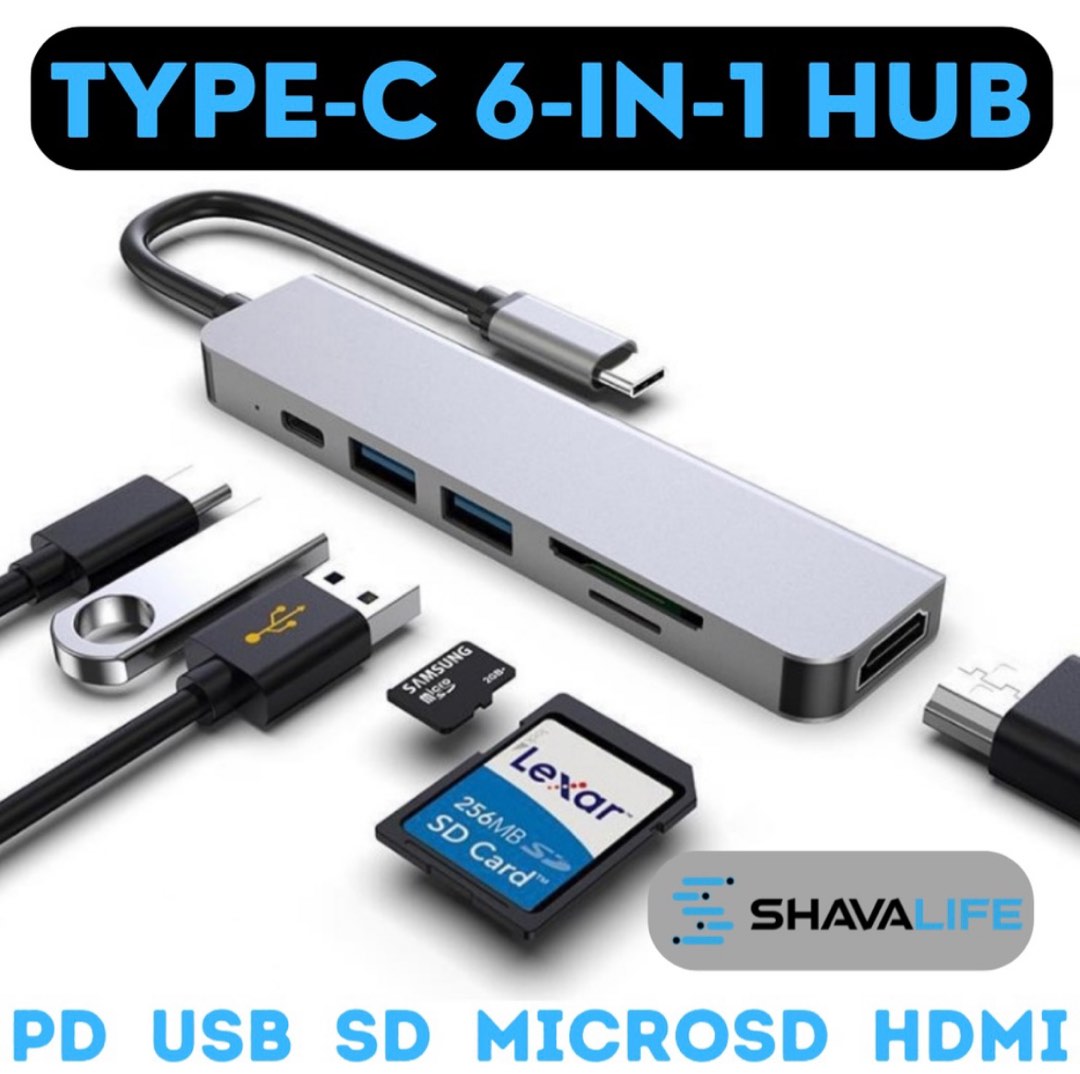 USB C Hub Adaptor, TV & Home Appliances, Electrical, Adaptors & Sockets ...