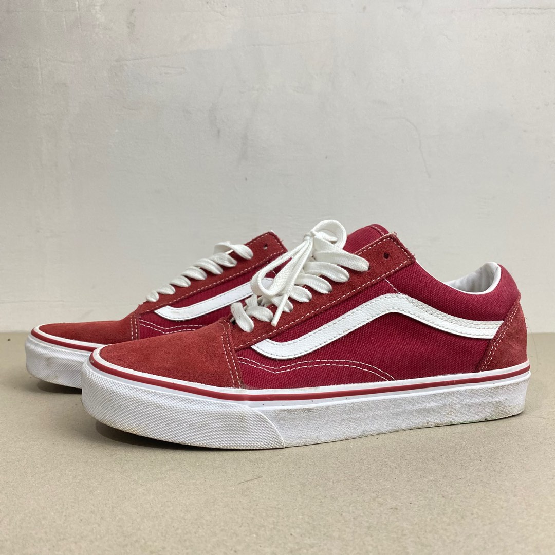 Vans Classic Old Skool Red - IOF781 on Carousell