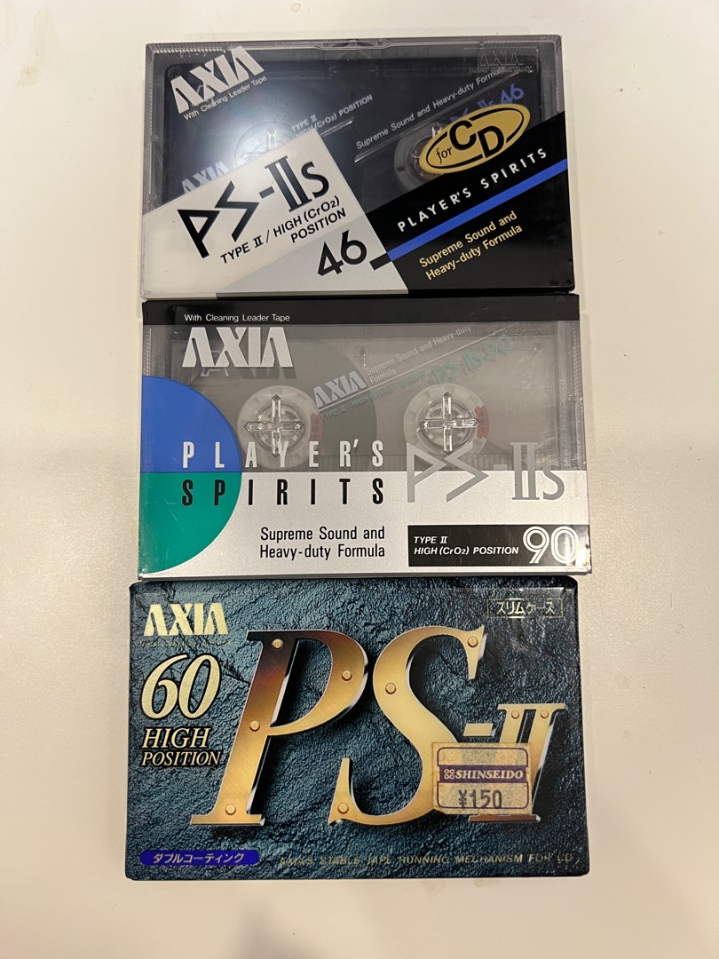 Vintage Axia Type 2 cassette tapes Made In Japan, Audio, Portable Audio Accessories on Carousell