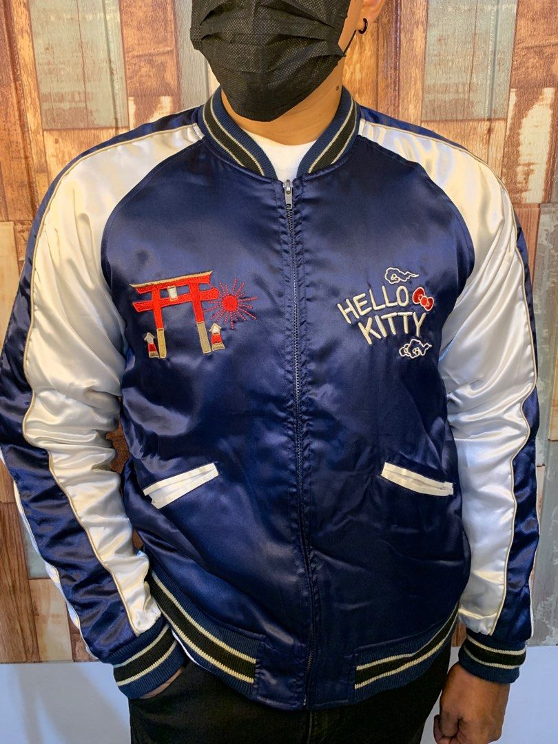 Vintage Hello Kitty Buden Sumo Sukajan Jacket Diamond Stitch, Men's ...