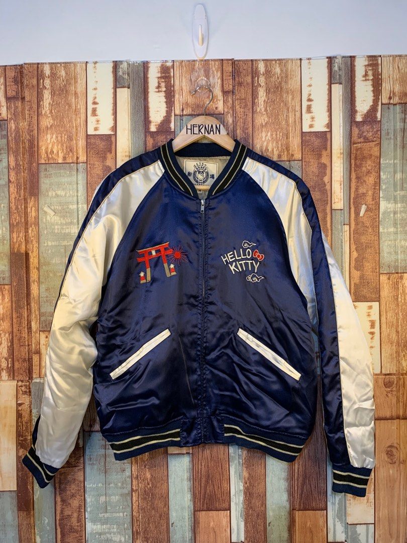 Vintage Hello Kitty Buden Sumo Sukajan Jacket Diamond Stitch, Men's ...