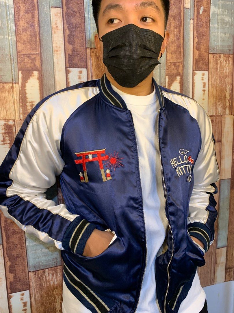 Vintage Hello Kitty Buden Sumo Sukajan Jacket Diamond Stitch, Men's ...