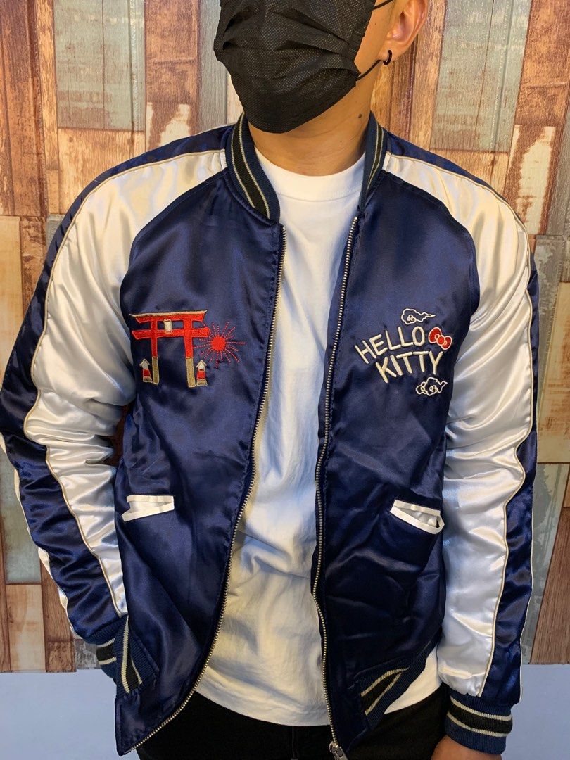 Vintage Hello Kitty Buden Sumo Sukajan Jacket Diamond Stitch, Men's ...