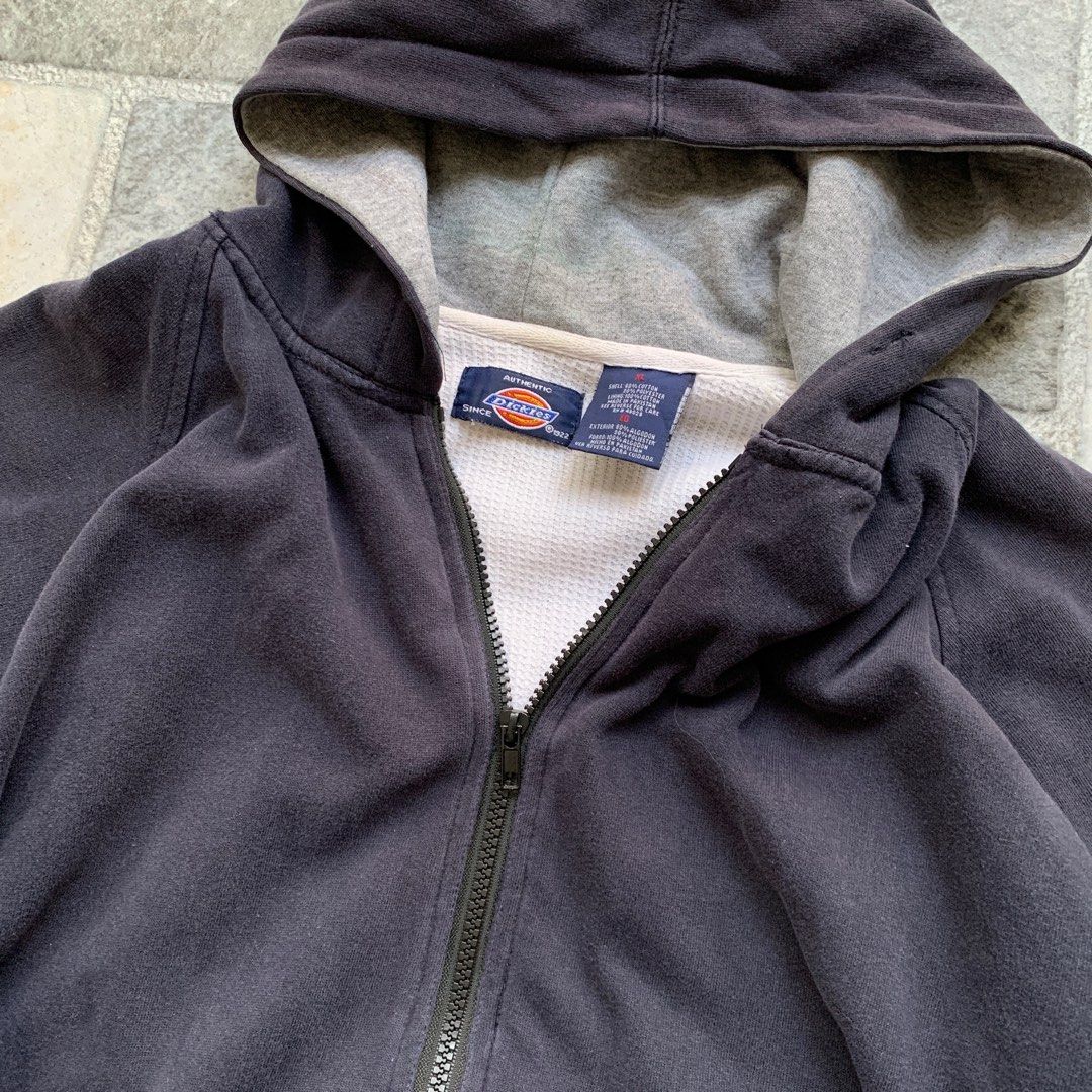 Vintage Navy Blue Dickies Zip Hoodie Mens Fashion Coats Jackets And Outerwear On Carousell