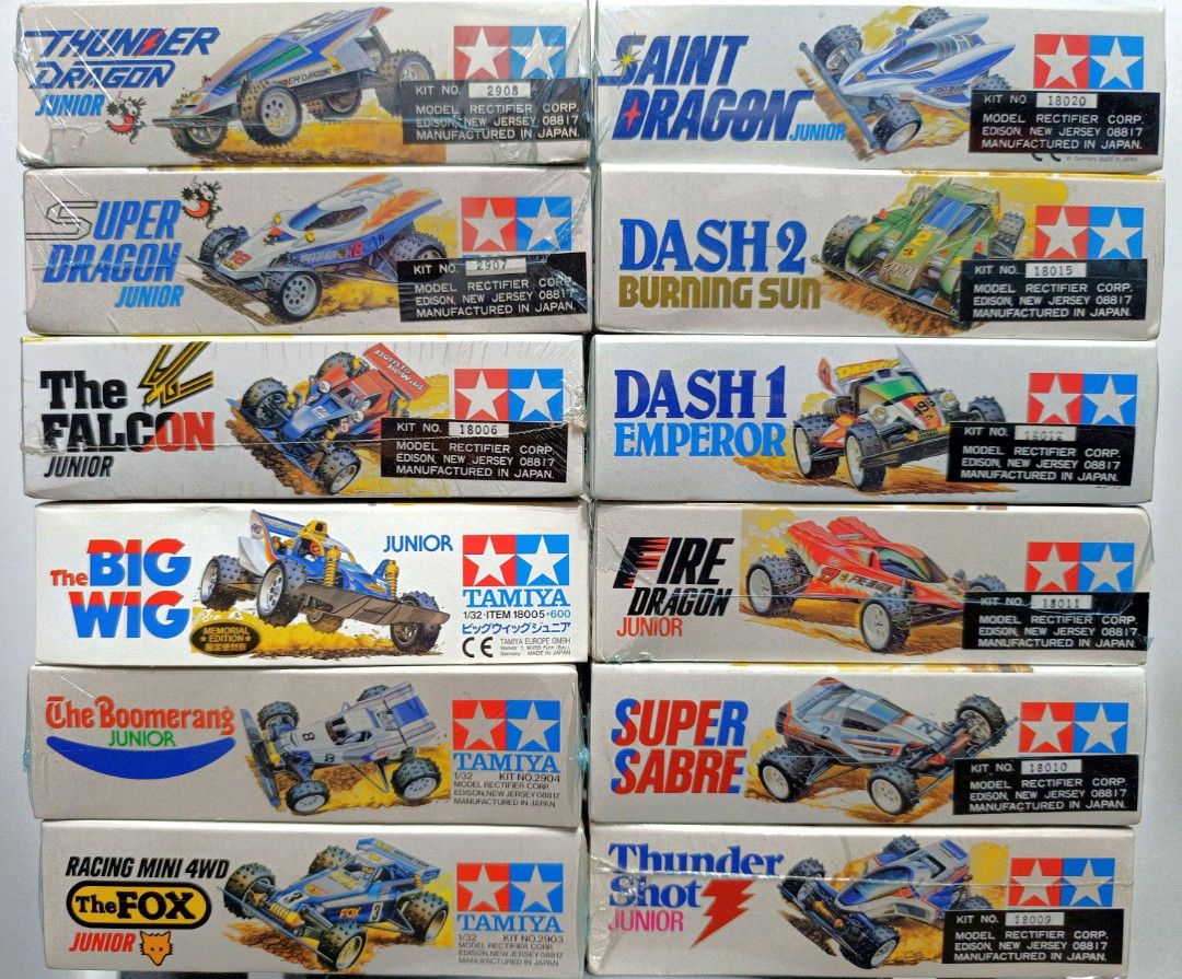 Vintage Old Classic Tamiya Mini 4wd Tamiya M4WD Kits, Hobbies & Toys ...