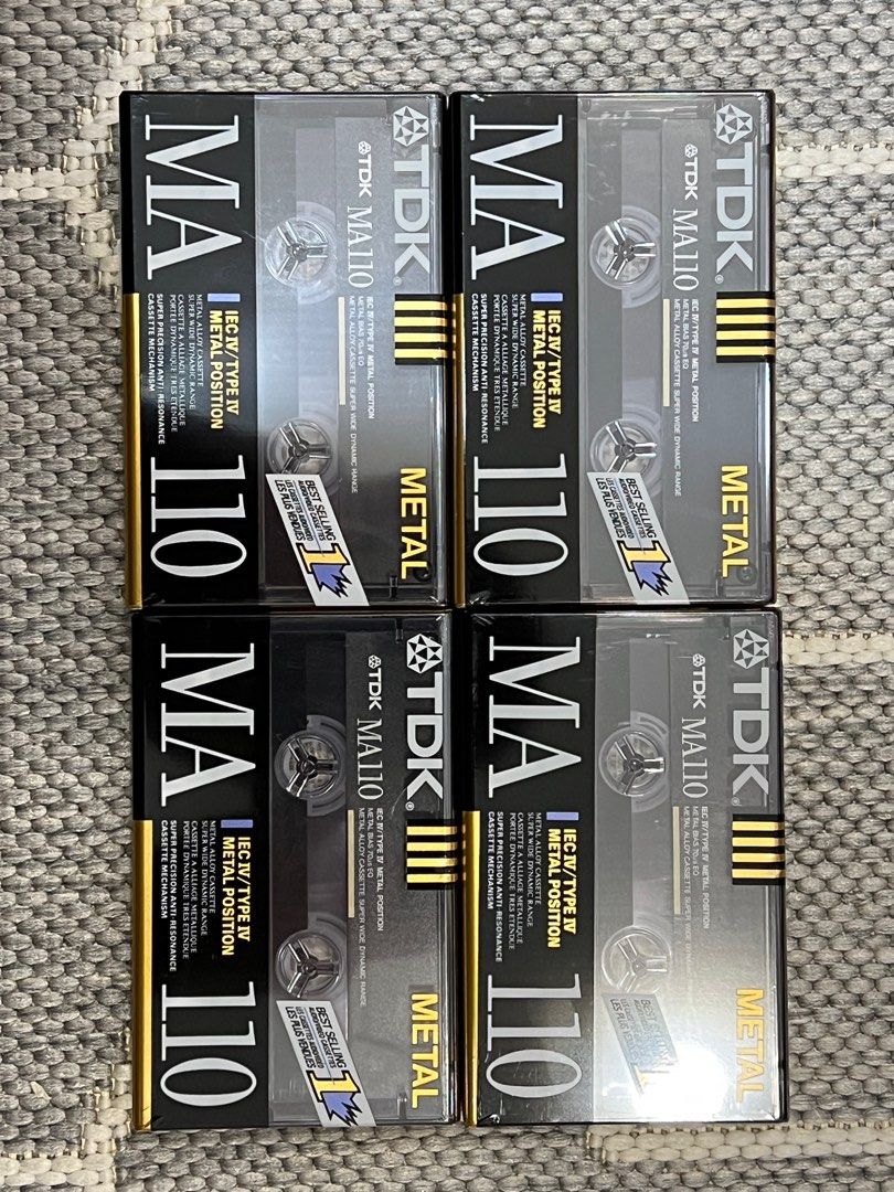 Vintage TDK Metal cassette tapes, Audio, Portable Audio Accessories on Carousell