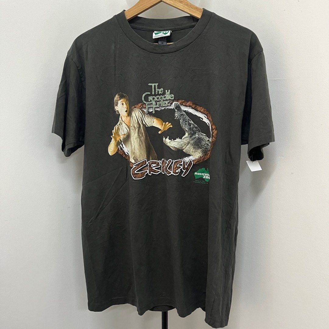Vintage The Crocodile Hunter Steve Irwin, Men's Fashion, Tops & Sets ...