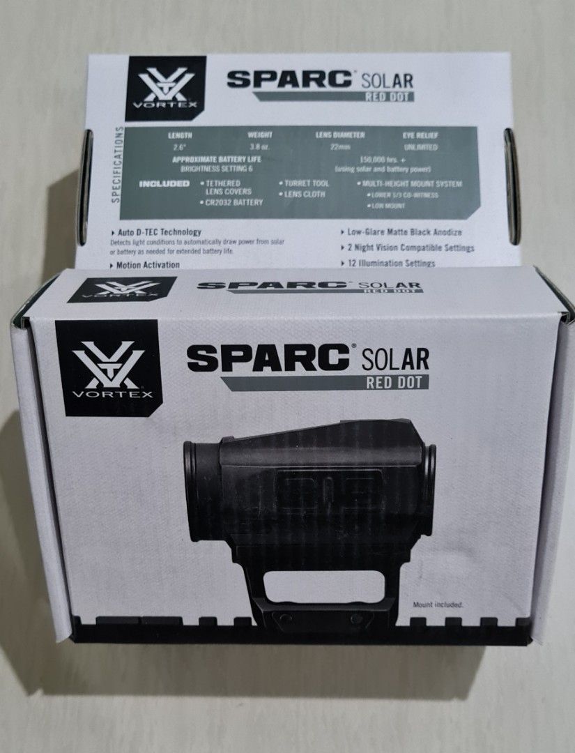 Vortex Sparc SOLAR, Sports Equipment, Other Sports Equipment and ...