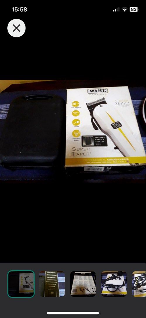 Wahl professional razor, Beauty & Personal Care, Hair on Carousell