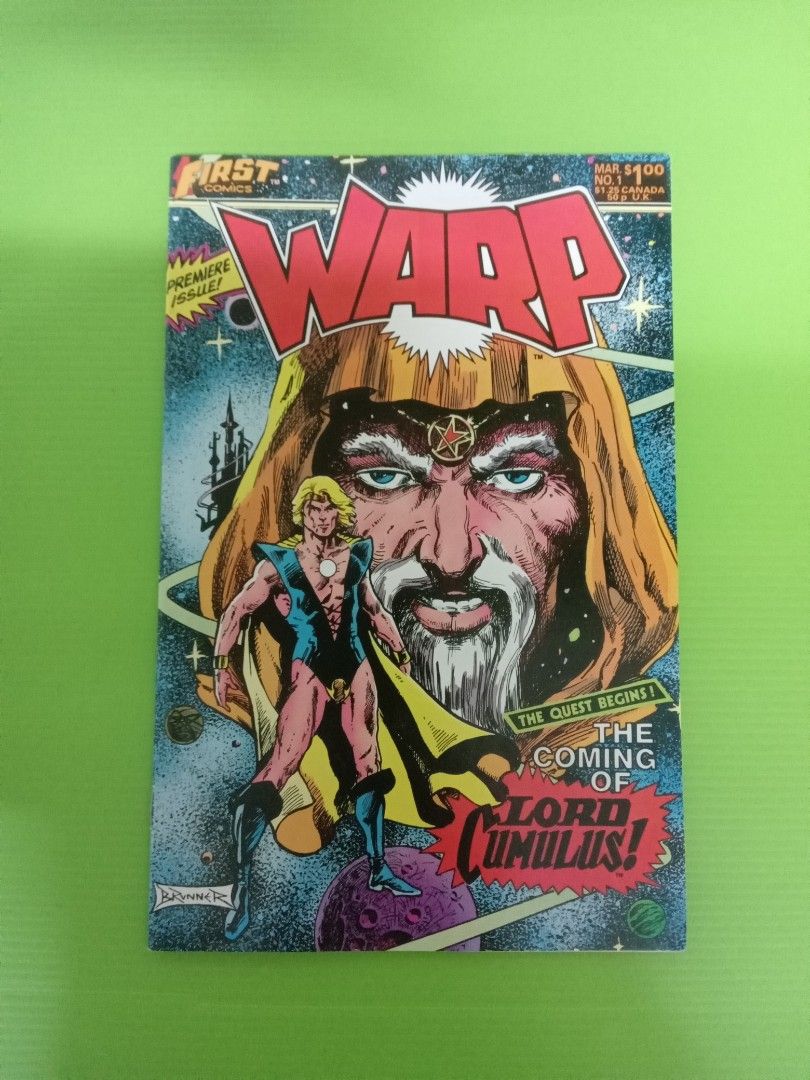 Warp #1 ( Frank Brunner - Cover Art ) First Comics Inc, Rare Book, Hobbies & Toys, Books ...