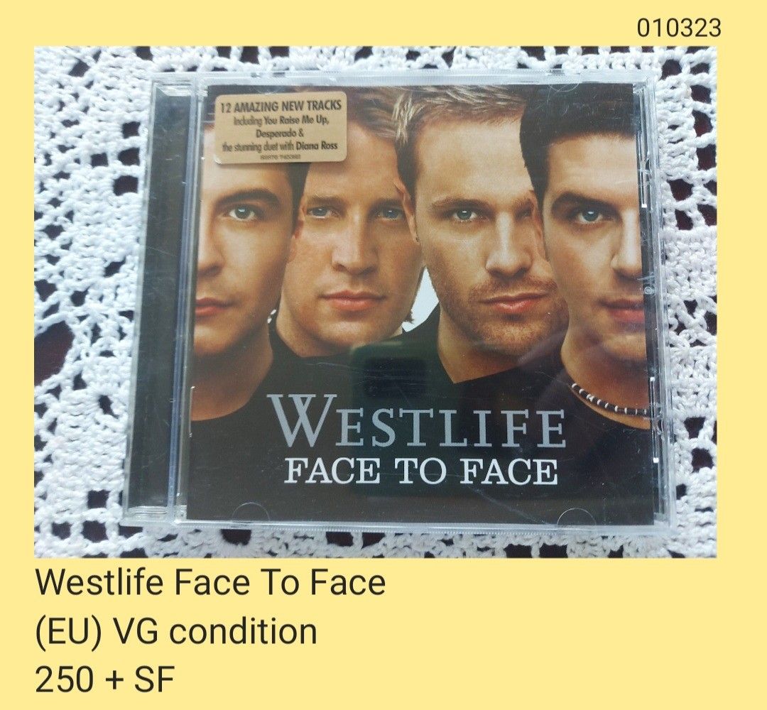 Westlife Face To Face CD (unsealed) on Carousell