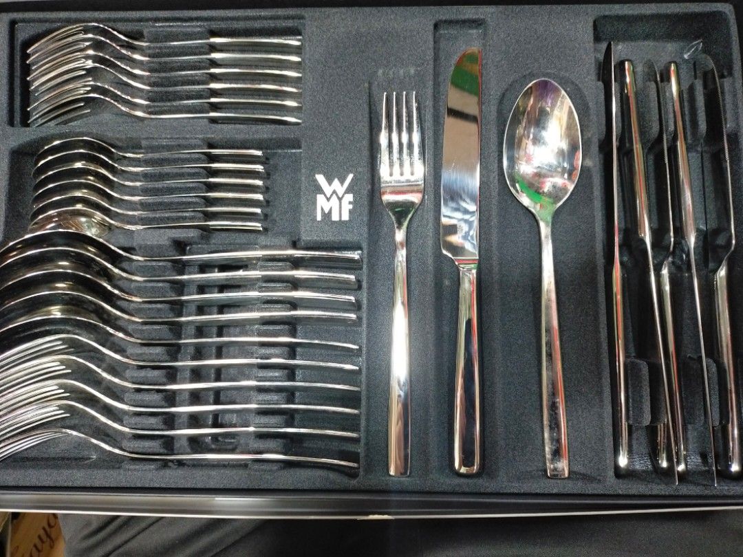WMF Palma 30 Piece Cutlery Set, Furniture & Home Living, Kitchenware ...