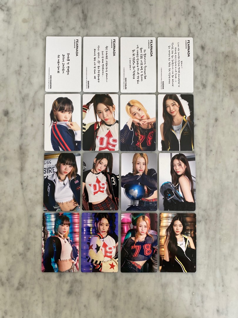 wts lesserafim le sserafim fearnada fanmeeting merch pcs, Hobbies ...