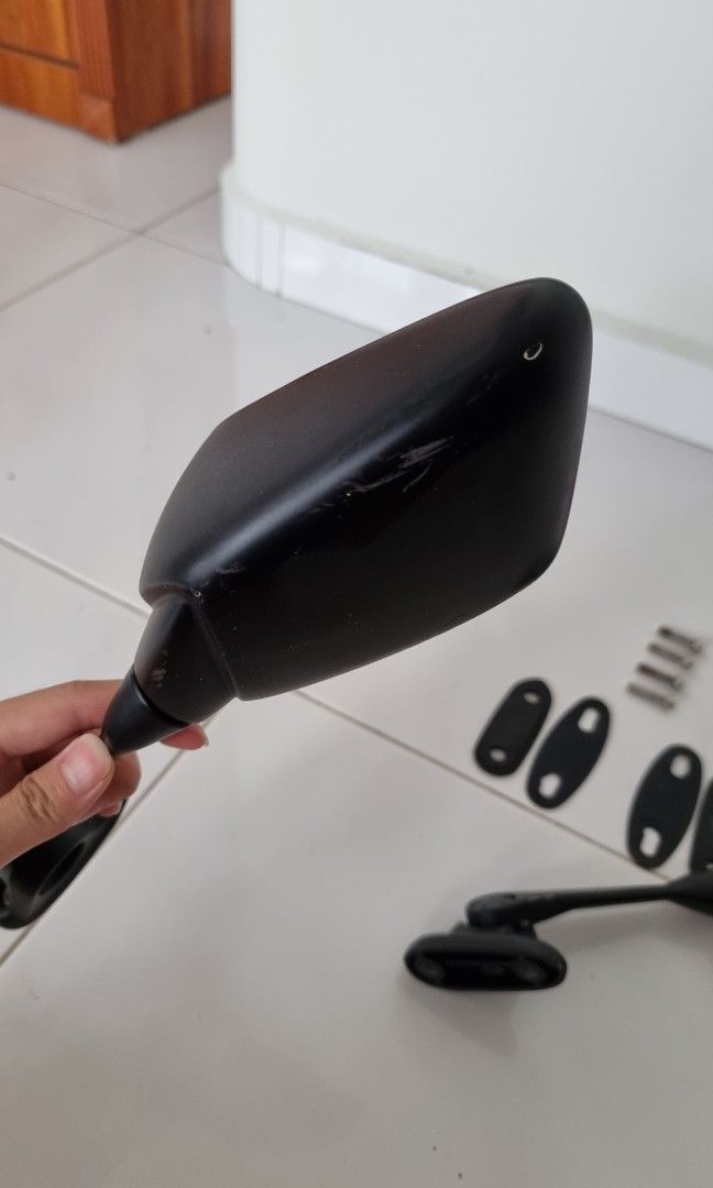 Yamaha R15 V3 R 15 stock side mirrors, Motorcycles, Motorcycle ...