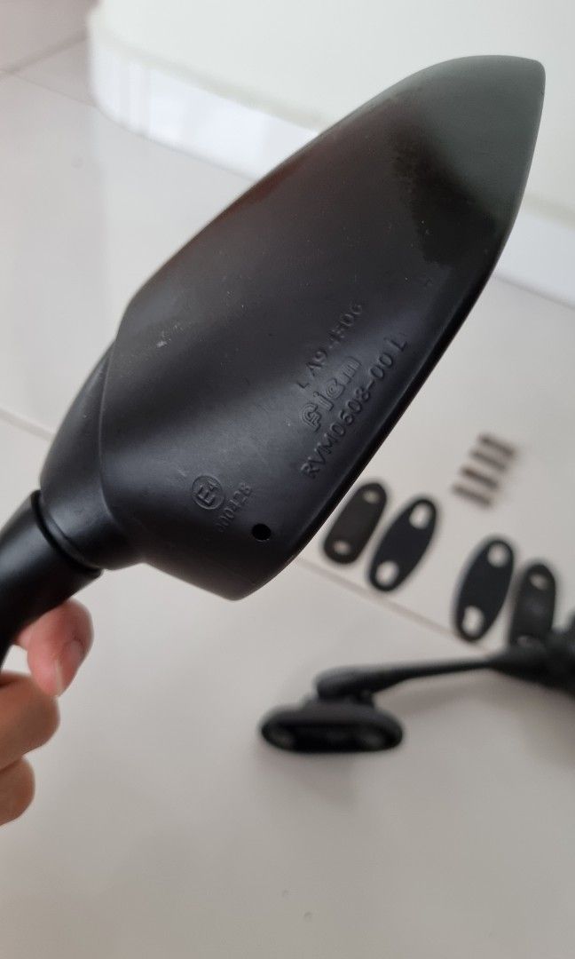Yamaha R15 V3 R 15 stock side mirrors, Motorcycles, Motorcycle ...