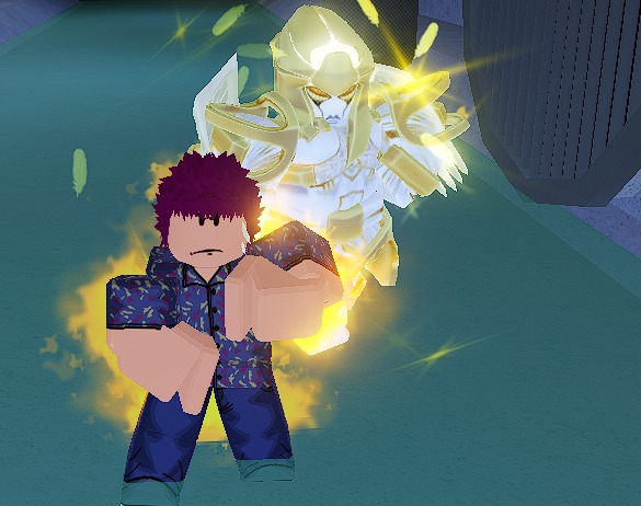 YBA biblically accurate gold experience, Video Gaming, Video Games ...