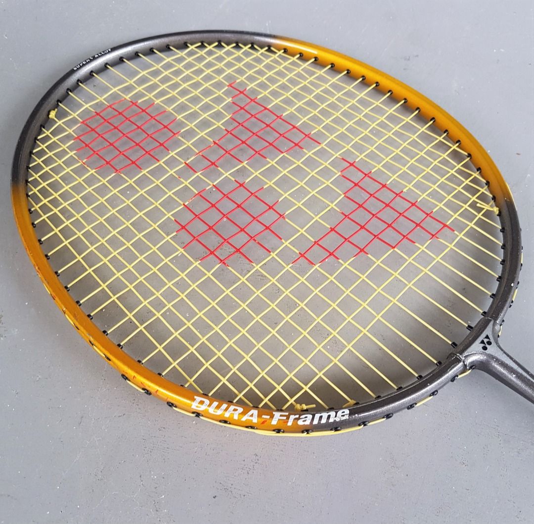 Yonex Badminton Racket, in Yellow, JAPAN, Model B-609 DF, Sports ...