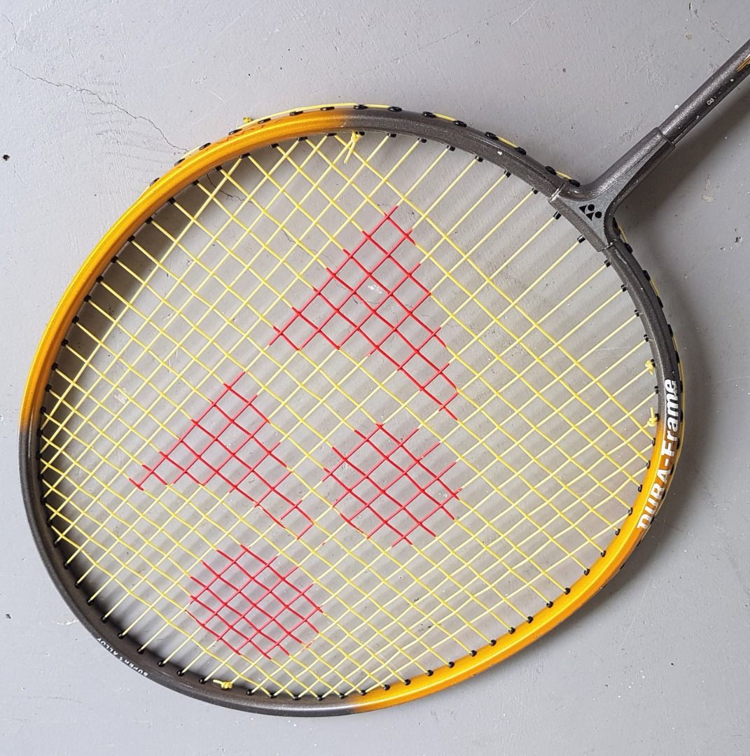 Yonex Badminton Racket, in Yellow, JAPAN, Model B-609 DF, Sports ...