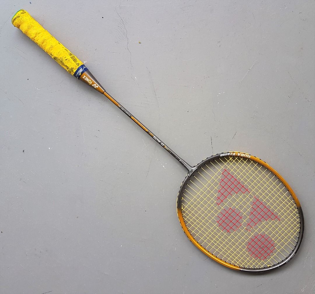 Yonex Badminton Racket, in Yellow, JAPAN, Model B-609 DF, Sports Equipment, Original, Yonex ...