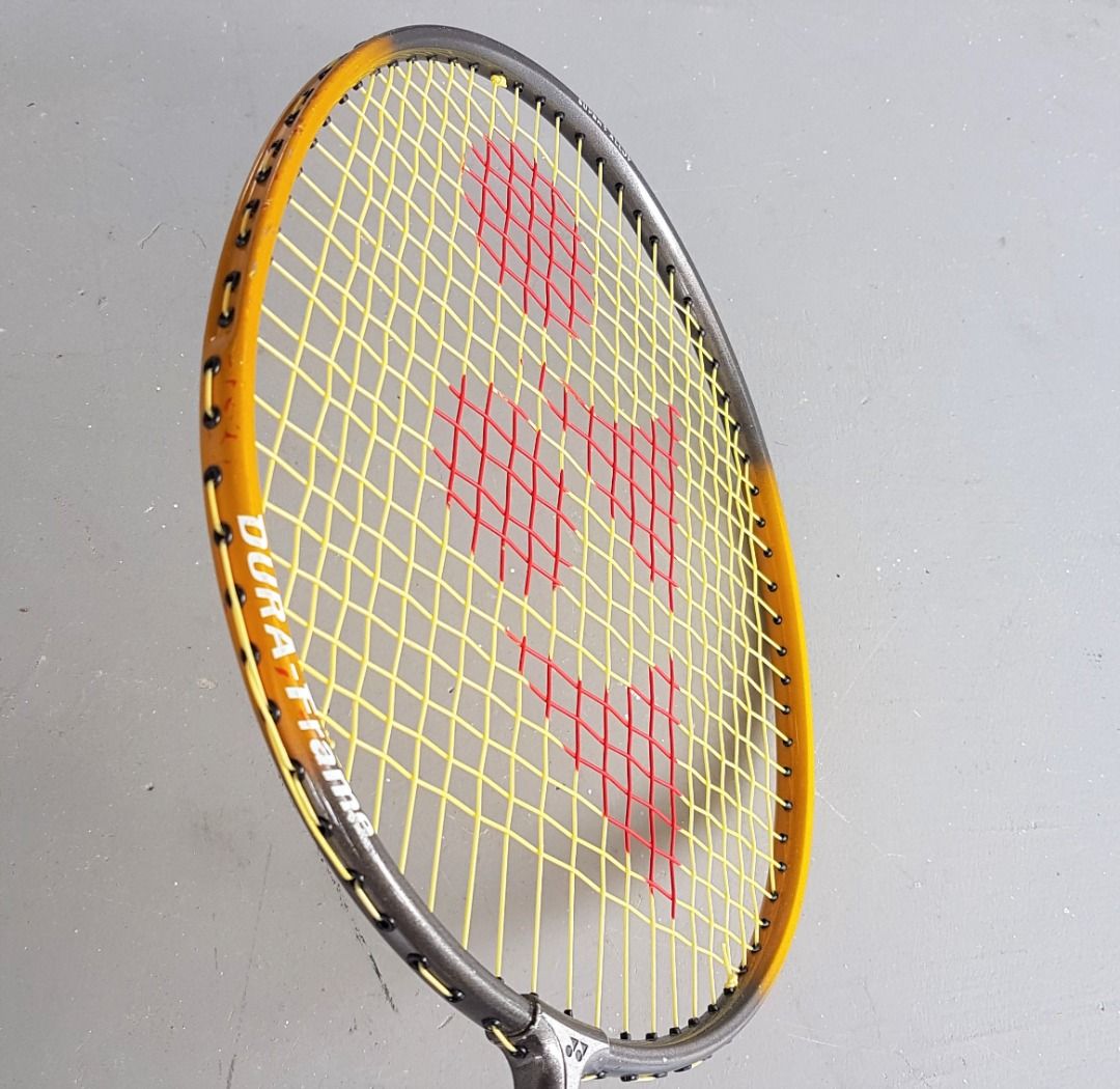Yonex Badminton Racket, in Yellow, JAPAN, Model B-609 DF, Sports ...