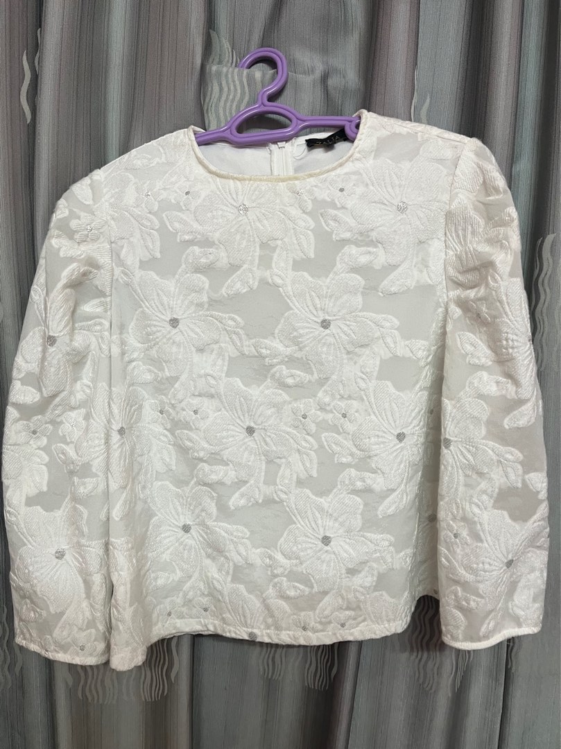 zalia, baju kurung, blouse, baju raya, Women's Fashion, Muslimah ...