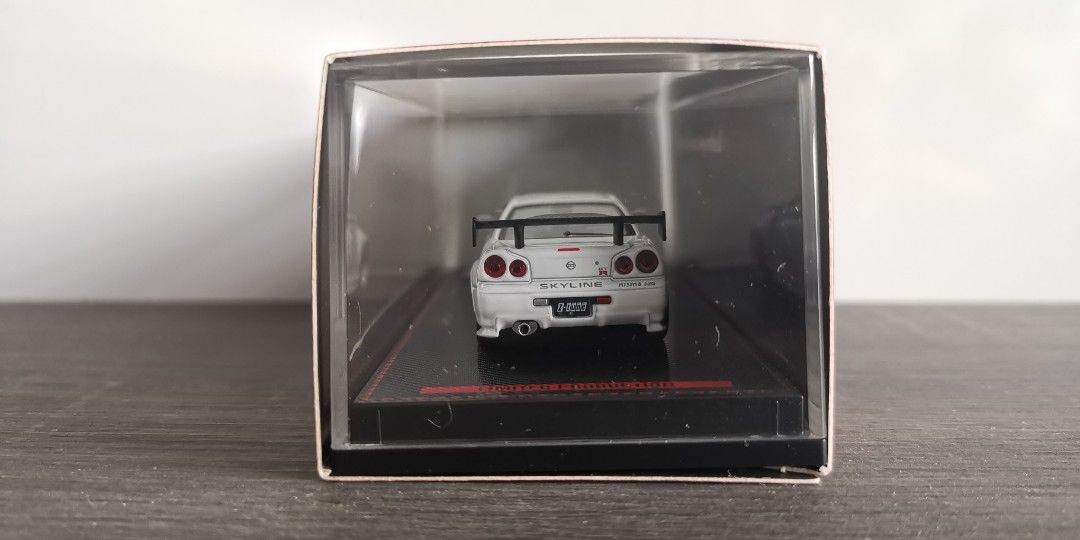 1/64 IG1868 Ignition Model Nissan Nismo R34 GT-R Z-Tune (White ...