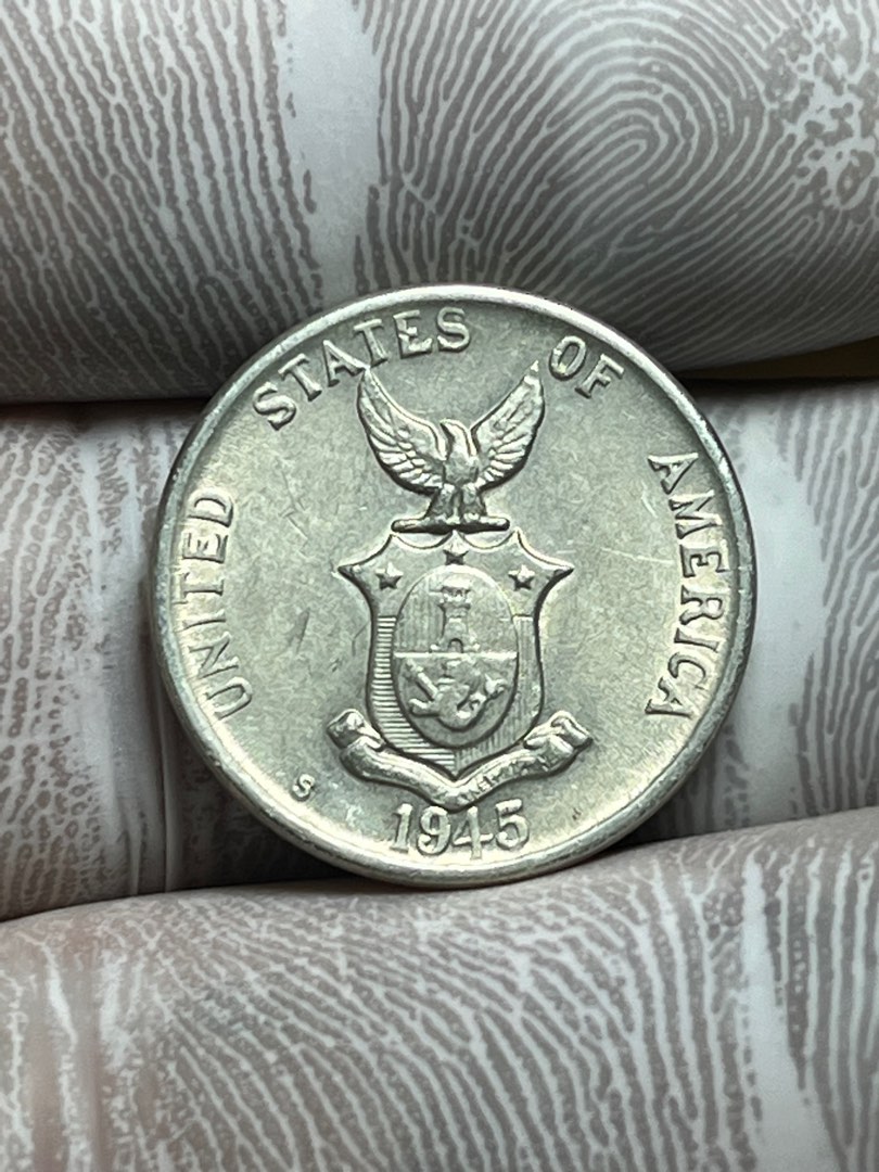 1945 s 5 centavo (Re punched 5) on Carousell