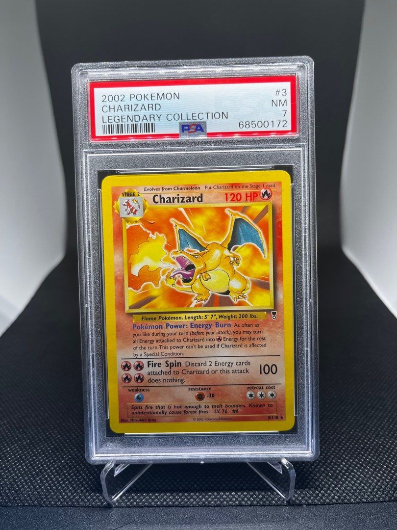 2002 Charizard legendary collection non holo. Psa 7 MN #3, Hobbies ...