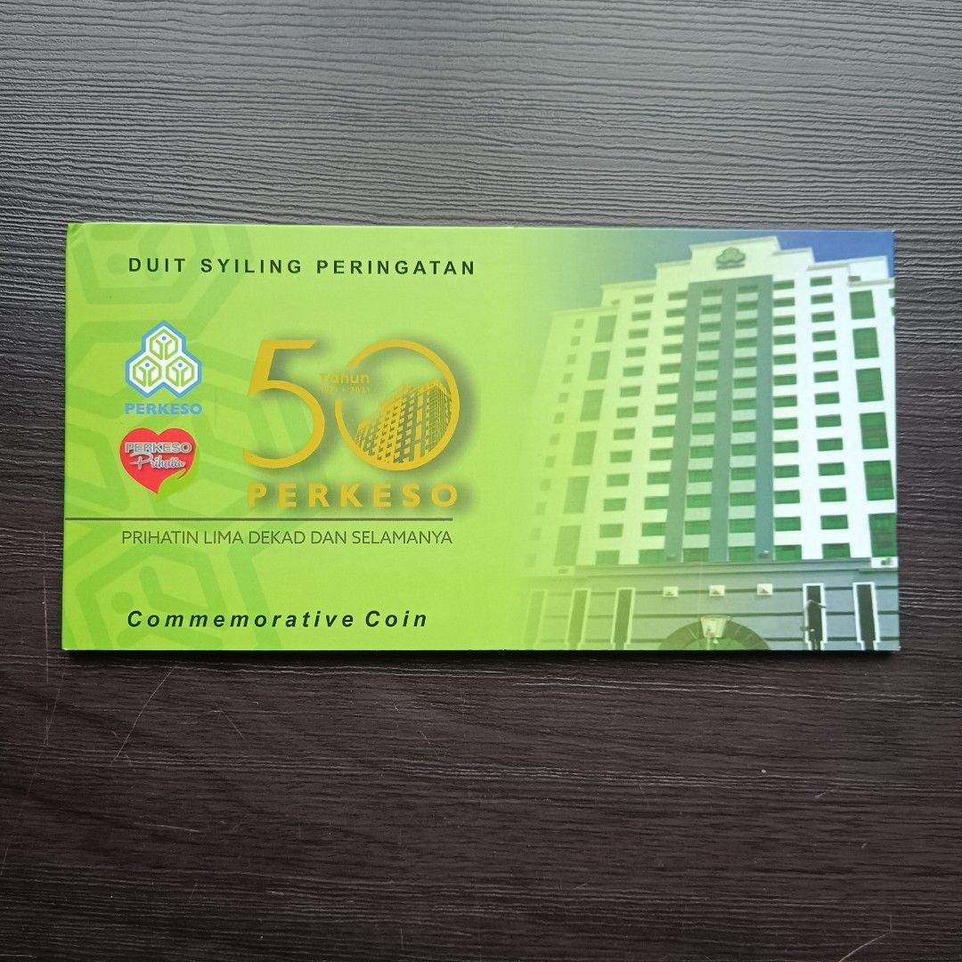 2021 Malaysia 1 Ringgit - 50th Anniversary of PERKESO, Hobbies & Toys ...