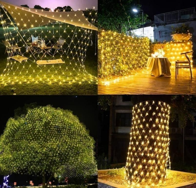 2444) CORST TWINKLE STAR - LED CHRISTMAS NET LIGHTS, CONNECTABLE MESH ...