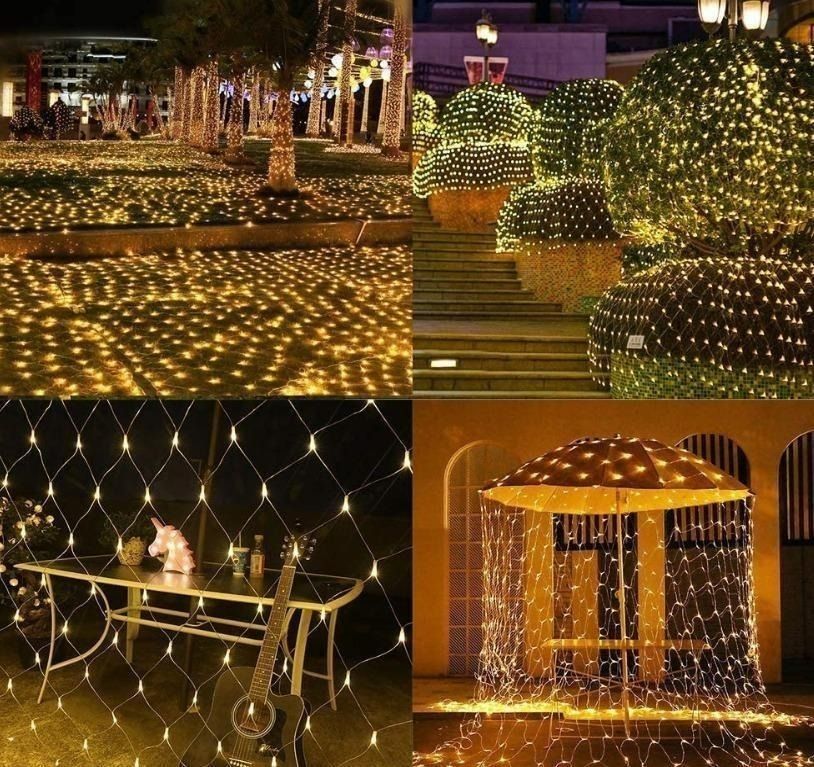 2444) CORST TWINKLE STAR - LED CHRISTMAS NET LIGHTS, CONNECTABLE MESH ...