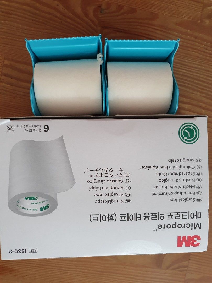 3M Micropore 5 cm width, Health & Nutrition, Medical Supplies & Tools ...