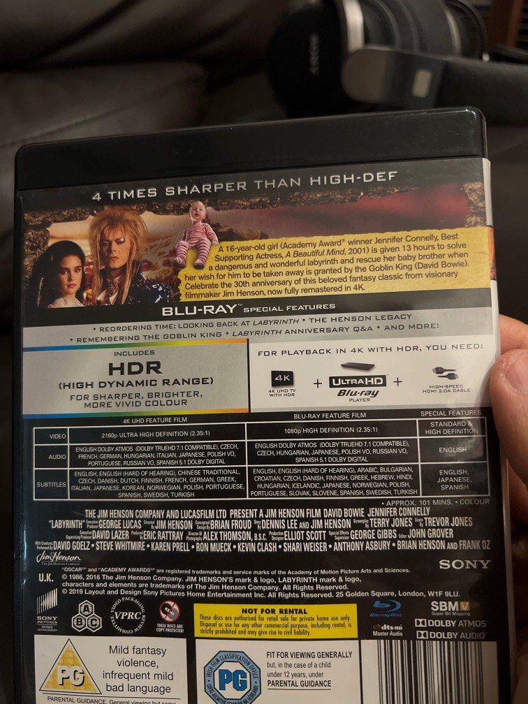 (4K) Labyrinth - 4K UHD Ultra HD Blu-ray bluray, Hobbies & Toys, Music & Media, CDs & DVDs on ...