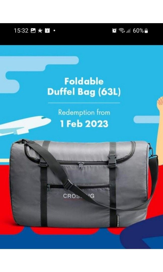63L buffel bag, Crossing, Men's Fashion, Bags, Backpacks on Carousell