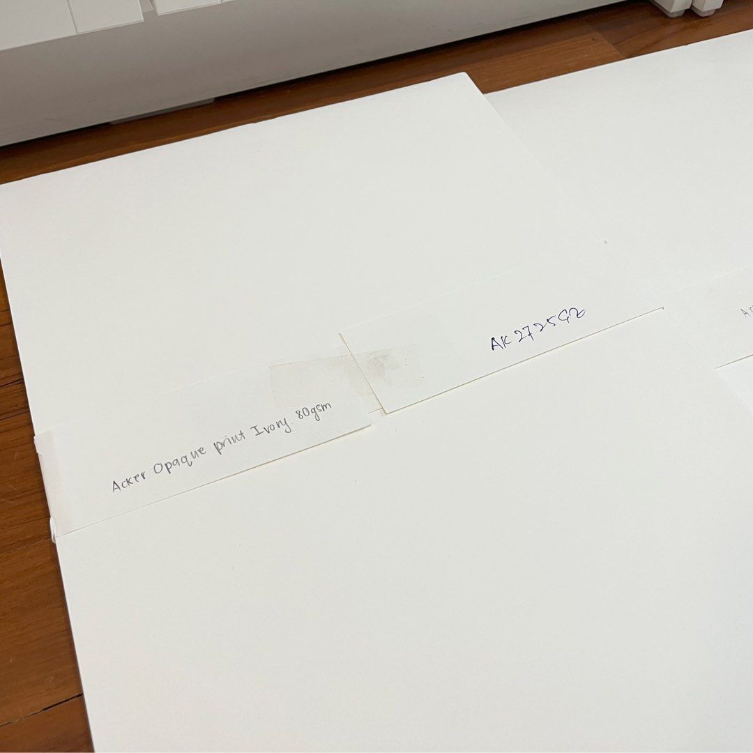 A3 Acker Ivory RJ Paper, Hobbies & Toys, Stationery & Craft, Craft ...