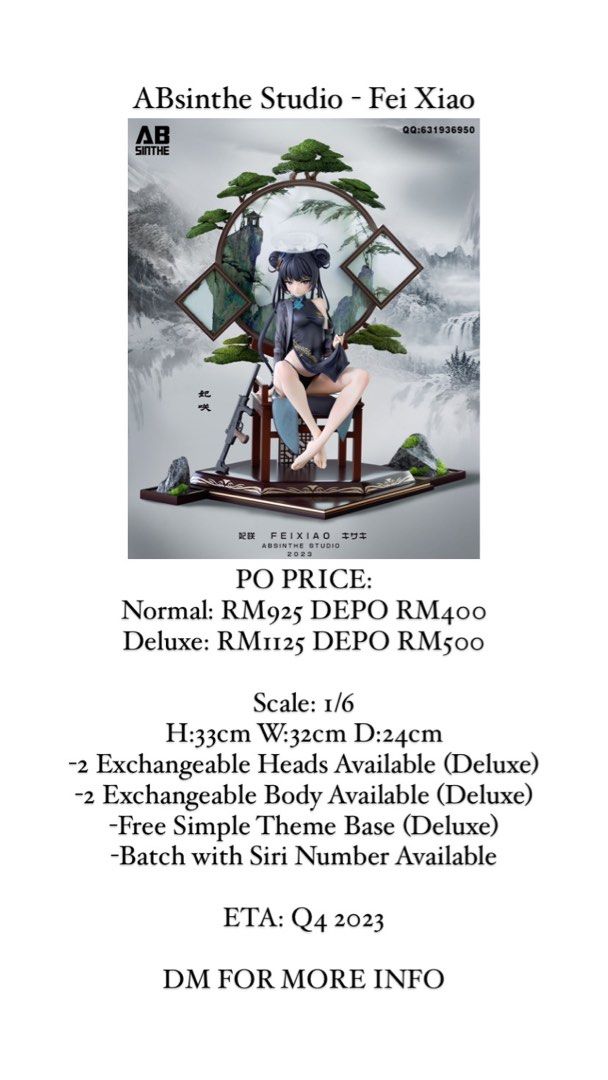 ABsinthe Studio - Fei Xiao, Hobbies & Toys, Toys & Games on Carousell