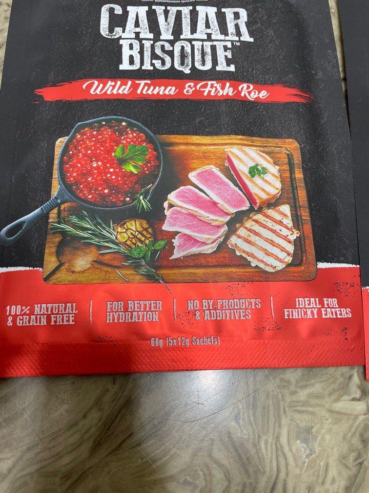 Absolute Holistic Wild Tuna & Fish Roe Caviar Bisque, Pet Supplies, Pet ...