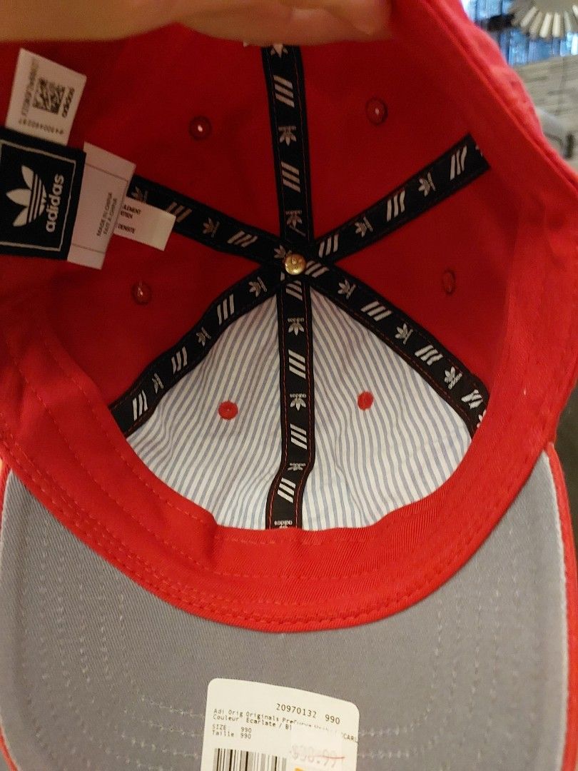 Adidas Red Cap, Men's Fashion, Watches & Accessories, Caps & Hats on ...