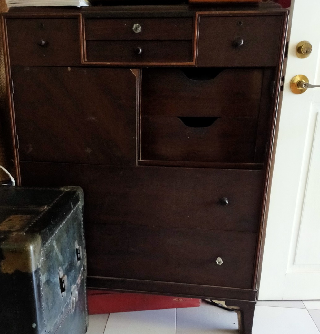 ANTIQUE COMMODE, Furniture & Home Living, Furniture, Shelves, Cabinets ...