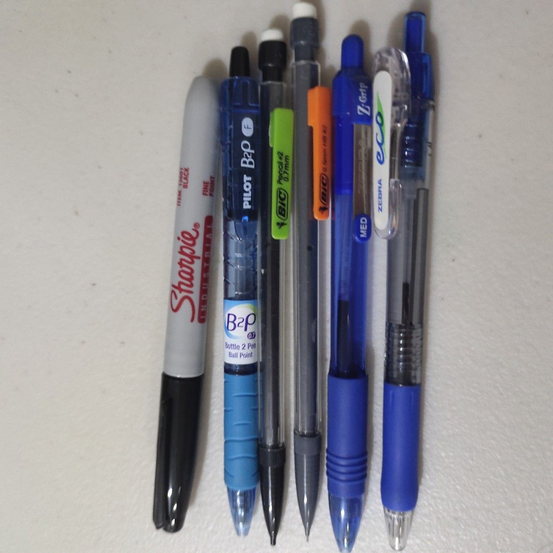 assorted brand new ballpen mechanical pencil sharpie pilot bic zebra ...